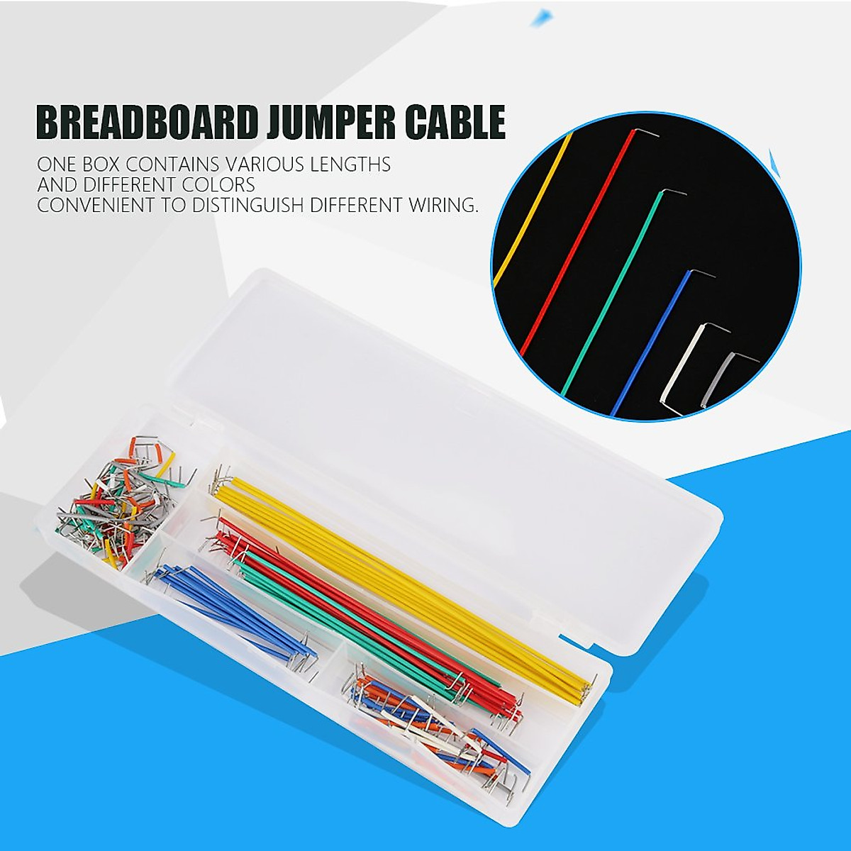 140pcs U Shape Solderless Breadboard Jumper Cable Wire Kit Box for DIY Shield Arduino and Raspberry Pi
