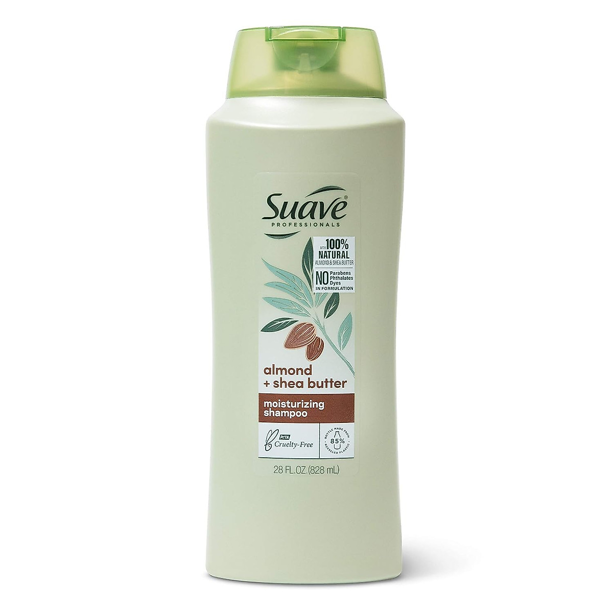 Suave Professionals Moisturizing Shampoo Almond+Shea Butter 32 oz (Pack of 3)
