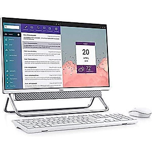 Dell Inspiron All in One 5490 23.8" FHD Touchscreen AIO PC, 10th Gen Core i5 up to 4.20 GHz, 12GB RAM, 256GB SSD+1TB HDD, Webcam, RJ-45 Ethernet/Wi-Fi/BT, HDMI, USB-C, Speaker, Win 10 (Renewed)