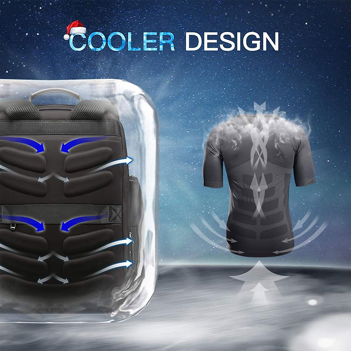 BOPai 30L Travel Backpack for Men Business Laptop Backpack 15.6 inch Computer bagpack with USB Charging Water-Resistant Rucksack Black