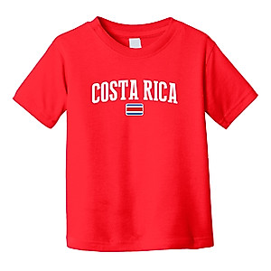 Costa Rica toddler soccer T-shirt national team for boys girls kids Costa Rican