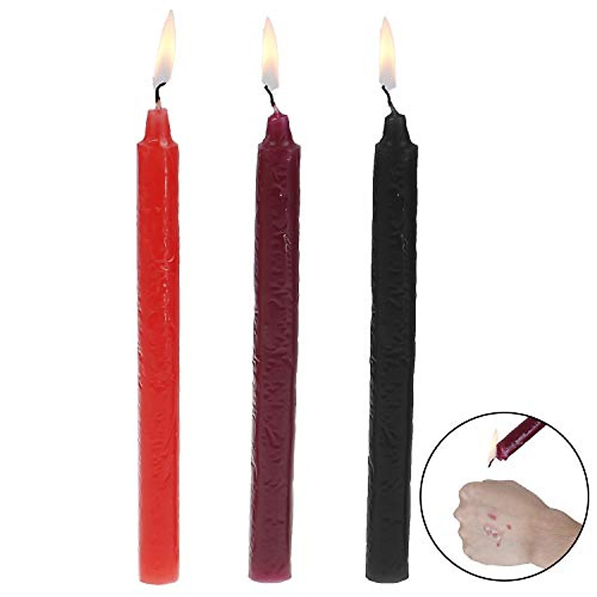 12 Pieces Low Temperature Candles Romantic Candles for Couples Lovers