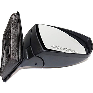 Kool Vue Passenger Side Power Non-Heated Mirror for Ford Focus 2012-2014 With Spotter Glass; Without Signal Light & Puddle Lamp Textured Sedan