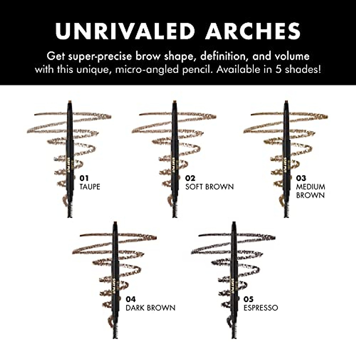 Milani Stay Put Brow Sculpting Mechanical Pencil - Espresso (0.01 Ounce) Cruelty-Free Long-Lasting Eyebrow Pencil that Defines and Shapes Brows