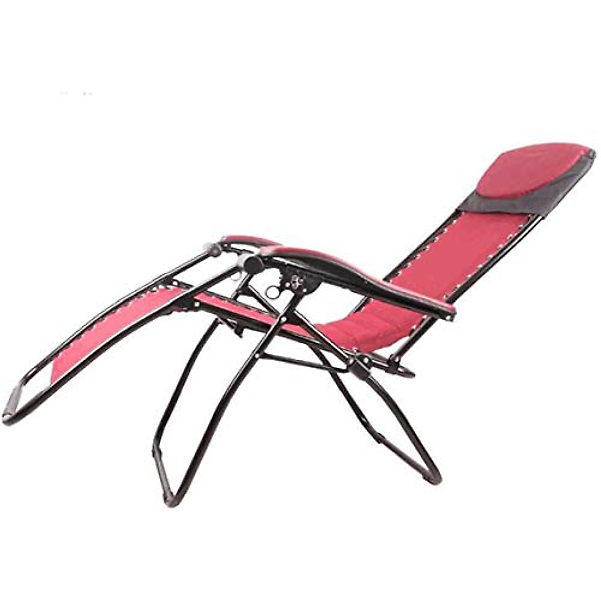 XZGDEN Lightweight Sun Lounger Recliner Reclining Steel Frame Garden Beach Terrace Balcony