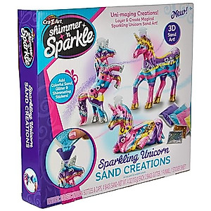 Shimmer ’n Sparkle Sparkling Unicorn Sand Art Kit for Kids for Ages 6 and Up