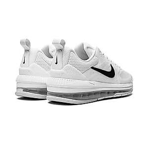 Nike Men's Air Max Genome Running Cw1648 Shoes, White/Black/Pure Platinum, 9