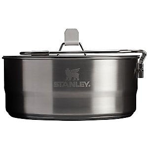 Stanley Wildfare Pro 5-Piece Saucepan Cookset | 2 qt Saucepan with Fold & Lock Handle | Camping Essentials for Your Camp Kitchen