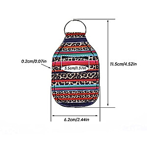 Johtae Makeup Pallet Organizer Holder for Lipstick Lip Balm Gloss Holder Stocking Stuffers Gift for Women Holder Keychains Lipstick Holder Keychains with Metal Makeup Storage Organizer (D, One Size)