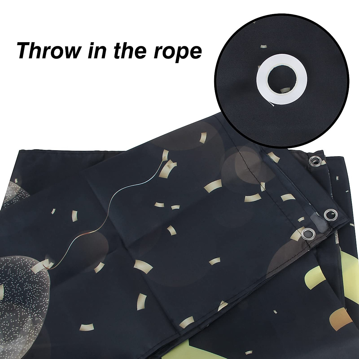 Belrew Happy Anniversary Door Banner, Wedding Anniversary Party Photography Background, Birthday Celebration Party Photo Booth Props, Retirement Door Cover Decorations