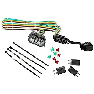 Oyviny Custom 4 Pin Trailer Wiring Harness for Buick Enclave 2013-2017/Chevrolet Traverse 2013-2017/GMC Acadia 2013-2016/GMC Acadia Limited 2017, Factory Tow Package Required