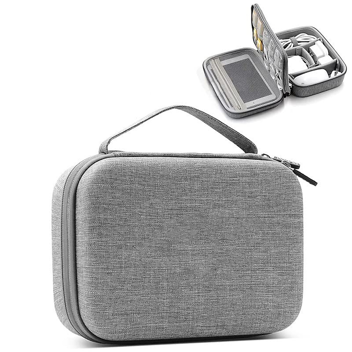 WALNUTA Portable Storage Bags Gadgets Organizer Case Accessories Item Zipper CosmeticBag