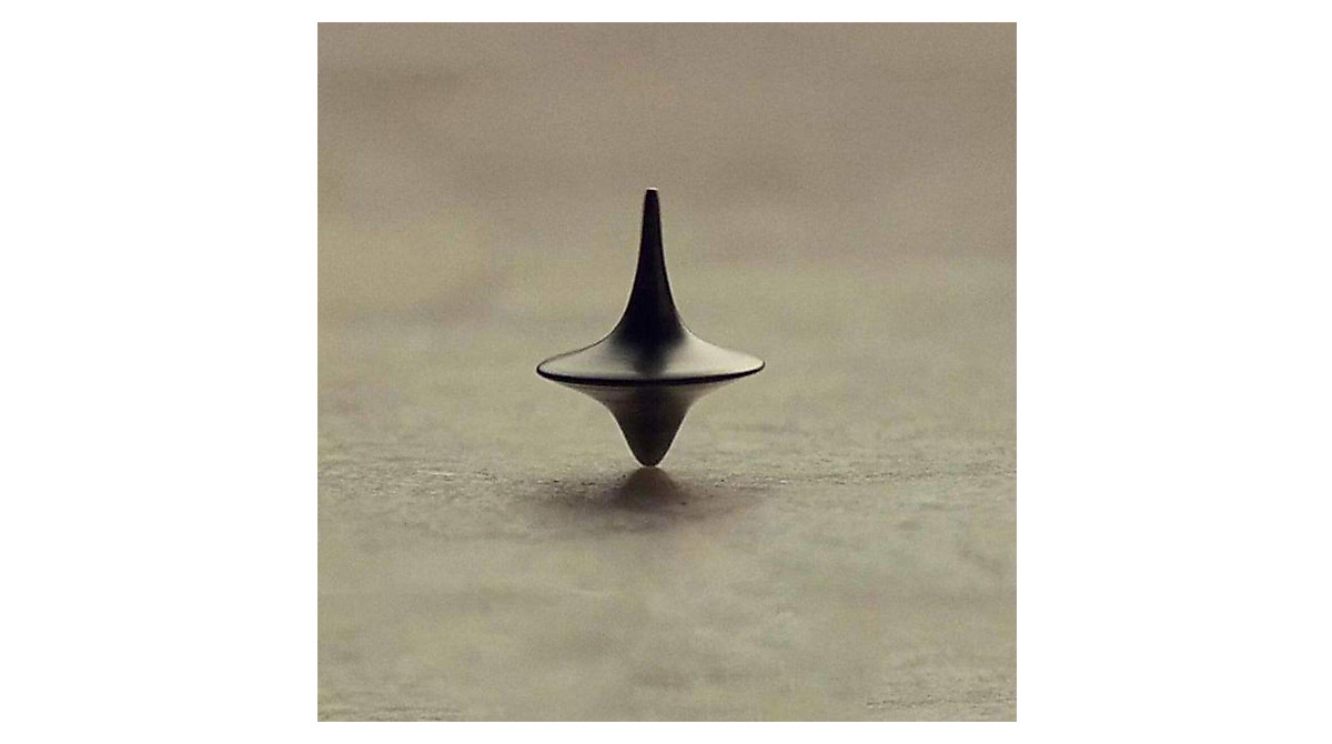 Silver Mini Spinning Top Toy for Kids & Adults