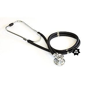 Primacare CSDS-9295-BK Sprague Rappaport Stethoscope, 30 in., Black (Pack of 25)