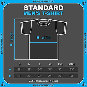 Threadrock Pint & Half Pint Infant Bodysuit & Men's T-Shirt Matching Set (Baby: 6M, Charcoal|Men's: XL, Charcoal)