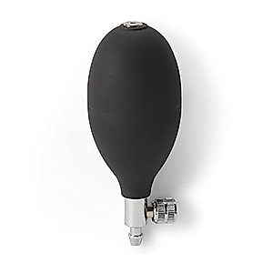 McKesson Standard Blood Pressure Inflation Bulb and Valve, Black - for use with Most Aneroid Sphygmomanometers, 1 Count