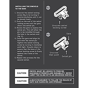 Allen Company Endura Padded Gun Sling, Swivel Mount not Included, Mossy Oak Break-Up Country, Rifles,Black