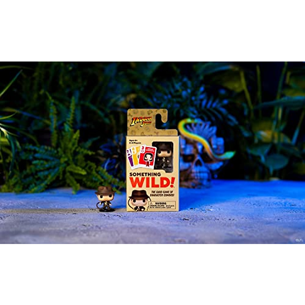 Funko Something Wild! Indiana Jones with Pocket Pop! Card Game for 2-4 Players Ages 6 and Up