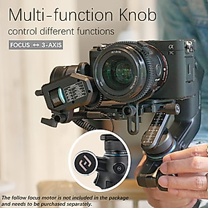 All in 1 Camera Gimbal Stabilizer - FeiyuTech SCORP Mini, Handheld Video Stabilizers for Mirrorless Camera, Gopro & Smartphone, 2.6 lb Payload, for Sony/Canon/Panasonic/Nikon/Fujifilm