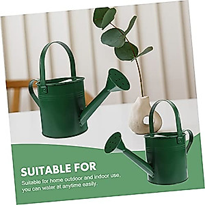 Yardwe Watering can Iron Watering Kettle misting Plant Mister Garden Planting Tool Plant Iron Watering Pot Double Handled Watering Pot Watering Flower Kids Tools Shower Head Metal Child