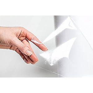 FRISCO CRAFT Clear Vinyl Transfer Paper Tape Roll -12 x 50 FT w/Alignment Grid Application Tape for Silhouette Cameo, Medium Tack Adhesive Vinyl for Decals, Signs, Windows, Stickers