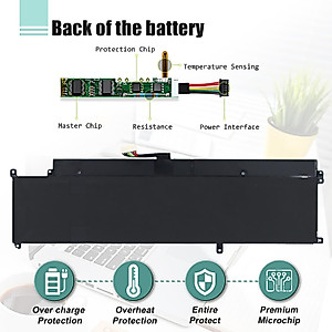BOWEIRUI XCNR3 Laptop Battery Compatible with Dell Latitude 13 7370 Ultrabook Series WY7CG MH25J P63NY N3KPR G7X14 0G7X14