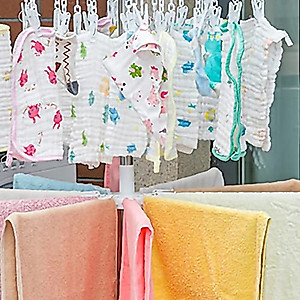 Tripod Clothes Drying Rack 360 Degree Rotating Folding Design Reliable Load Bearing Stainless Steel Laundry Accessories(2), plplaaoo Collapsible Clothes Drying Rack,