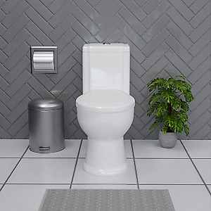 Renovators Supply Potty Training Toilet 12 In. White Ceramic Toddler Potty Training Toilet With Round Seat, Pack Of 2