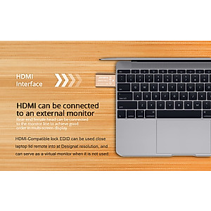FUERAN HDMI Pass-Through EDID Emulator for use with Video splitters, Switches and Extenders (fit-Headless) 1920X1080@59hz