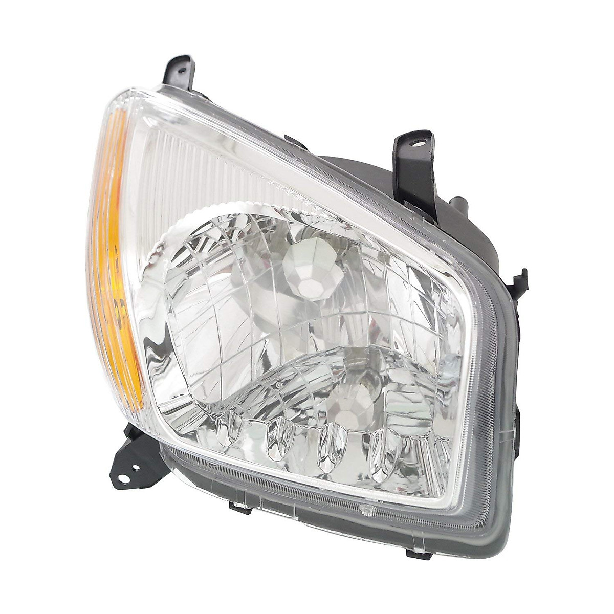 Evan Fischer Headlight Set Compatible with 2001-2003 Toyota RAV4 Left Driver and Right Passenger Side Halogen With bulb(s)