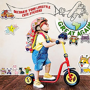 800Pcs Water Bottle Stickers, Stickers for Kids, Vinyl Waterproof Cool Scrapbook Stickers Pack for Laptop Skateboard Computer Guitar, Mixed Colorful Stickers for Teens Kids Boys Girls