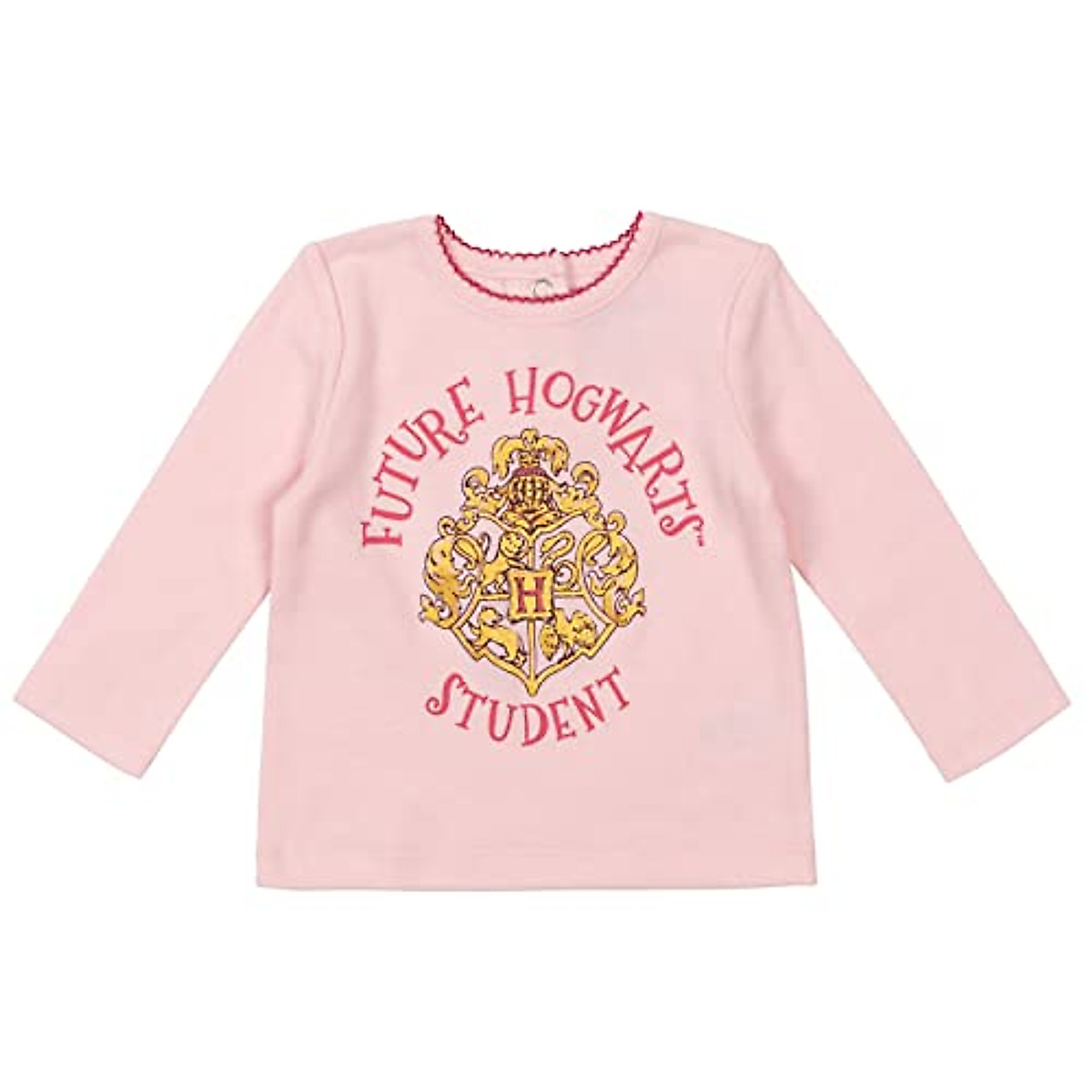 Harry Potter Infant Baby Girls Bodysuit Graphic T-Shirt Mesh Skirt and Leggings 4 Piece Layette Set 18 Months