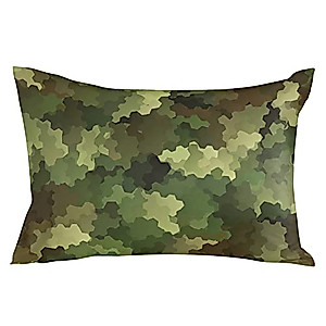 Meet 1998 Throw Pillow Covers 20x12 - Set of 2 Waterproof Pillow Cushion Cases,Camo Pillowcases Decorative Outdoor Pillow Cover for Sofa Couch Bedroom
