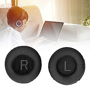 Ear Cushions, 75mm/3.0in Universal Headphone Ear Cushions Replacement Headset Ear Pads L/R Lettering