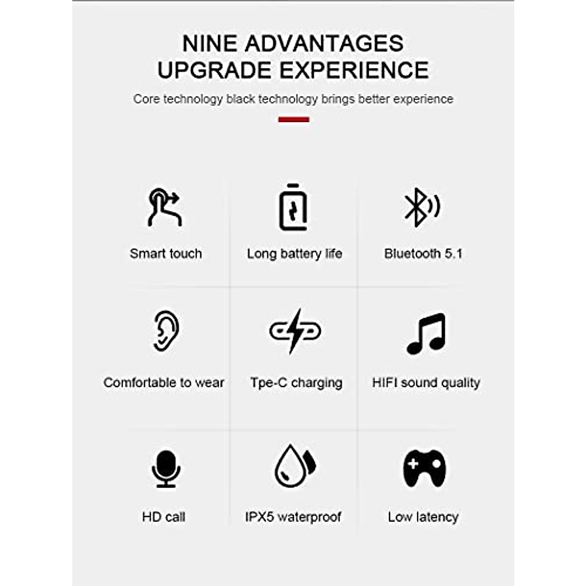 HAIHUANG Football World Cup Basketball Baseball Explosion Earphones LR01 in-Ear Touch TWS5.1 Wireless Bluetooth