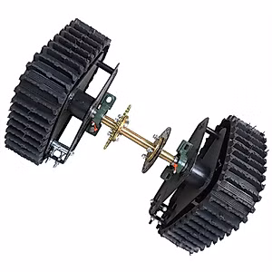 LGXSHOP 23.6in ATV Rear Axle Track, Rear Axle Complete Assembly with Brake Disc&Wheels for ATV Go Kart Karting UTV Buggy Quad Snow Sand Track 60cm Rear Axle Complete Kit