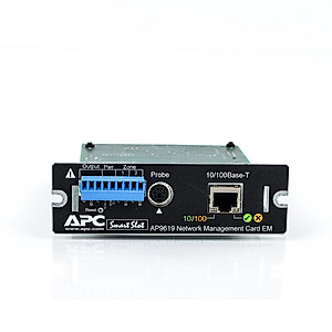 APC AP9619 UPS Network Management Card with Environmental Monitoring