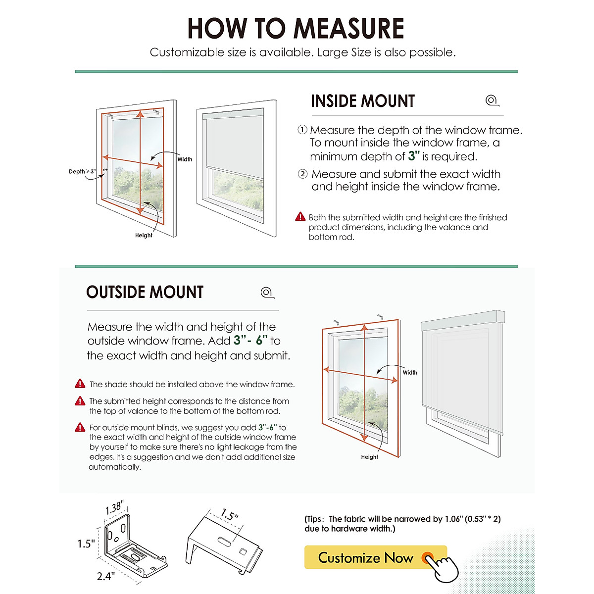 Yoolax 100% Blackout Roller Blinds Fabric Samples