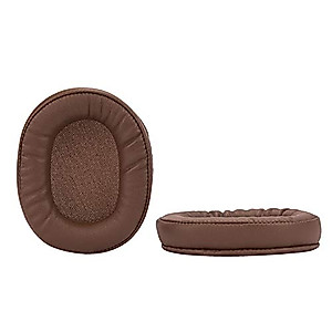 Oriolus EarPads Ear Cushions Replacement for Headphones Audio-Technica ATH-MSR7 ATH-M50X ATH-M20 ATH-M40 ATH-M40X SX1 Headphones (Brown)