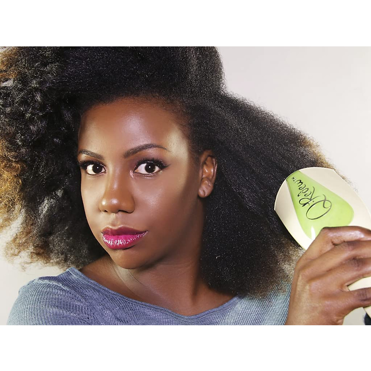 Q-Redew Original Handheld Steamer for All Hair Types - Hydrates, Reshapes, Detangles, Restyles, Stretches, Deep Conditions, Adds Volume - 120V 650W