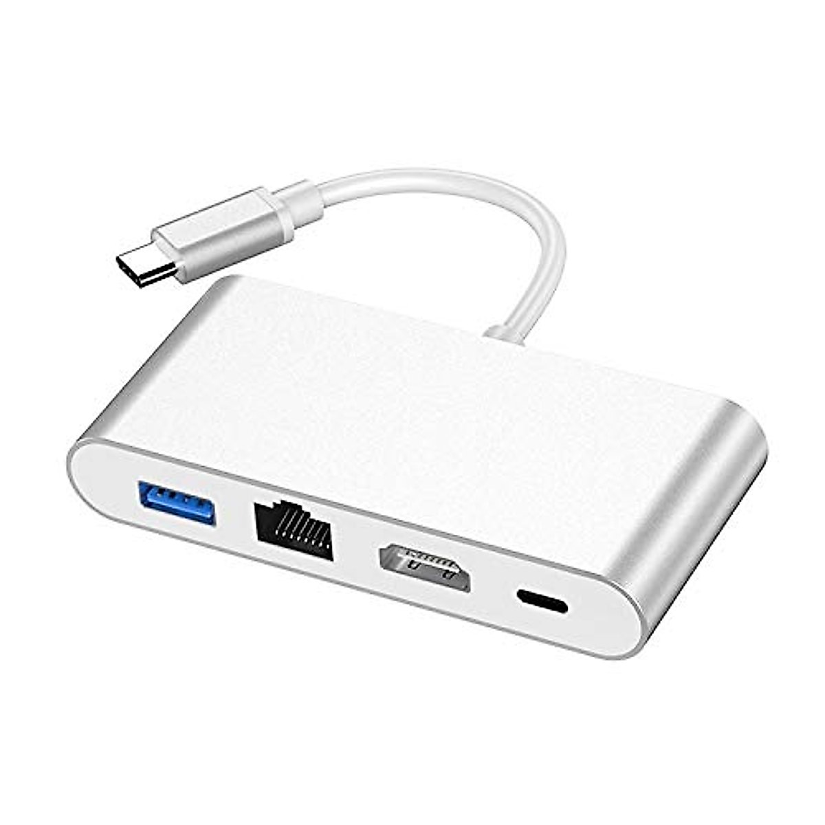 Leya-US Spare Part HW-TC42 4 in 1 Type-C/USB-C Multifunctional Extension HUB Adapter