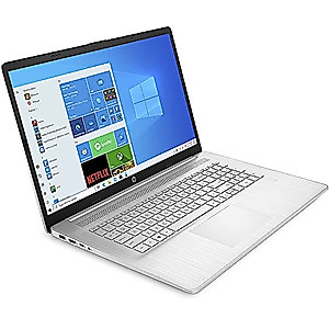 2022 HP Pavilion 17 Laptop, 17.3" HD+ Touch Display, AMD Ryzen3 3250U Processor, 16 GB RAM, 256 GB SSD, WiFi, Webcam, Long Battery Life, Windows 10 + One Year of Office365, Silver (Latest Model)
