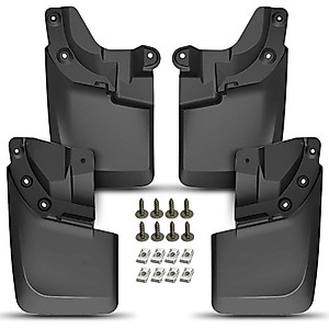 A-Premium Mud Flaps Splash Guards Mudguards Mudflaps [W/Hardware Accessories] Compatible with Toyota Tacoma 2023-2016, [Doesn't Fit SR], Set of 4PCS, Front and Rear (Driver & Passenger Sides)