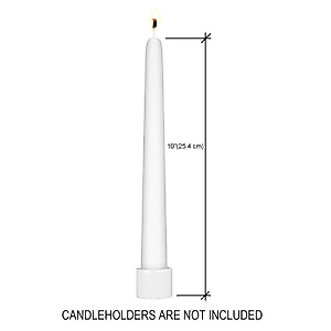 Baptism Taper Candle, Unique Taper Candles, Unscented White Premium Wax, Great for Religious Celebration, Christening, Confirmation, Special Events or Gift, Velas de Bautizo (Baptism)