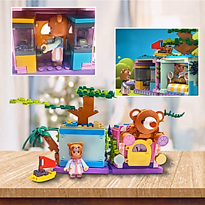 Mini Bear House Building Blocks Set - Game Room Building Toy Set for Kids, Compatible with Lego Childrens Day, Toy for Girls and Boys Ages 8+ (233 Pieces)