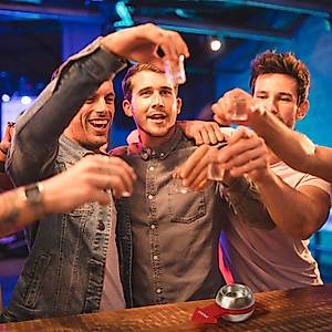 Barbuzzo Spin The Shot Includes 2 oz Shot Glass Fun Party Game for Adults for Celebrations Gatherings Birthdays Bachelor or Bachelorette Parties and More