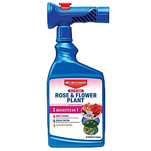 BioAdvanced All-in-One Rose & Flower Plant Care, Ready-to-Spray, 32FOZ