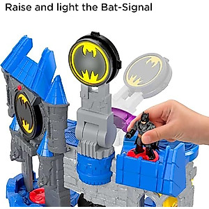 Fisher-Price Imaginext DC Super Friends Batman Toy, Wayne Manor Batcave Playset with Figure & Batcyle for Pretend Play Kids Ages 3+ Years (Amazon Exclusive)