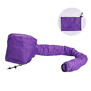 Bonnet Hair Dryer Attachment for Styling, Curling and Hair Deep Conditioning, Portable Hooded Hair Dryer for Home, Upgrade with Adjustable Drawstring, Extra Size fit for Most Hairstyle