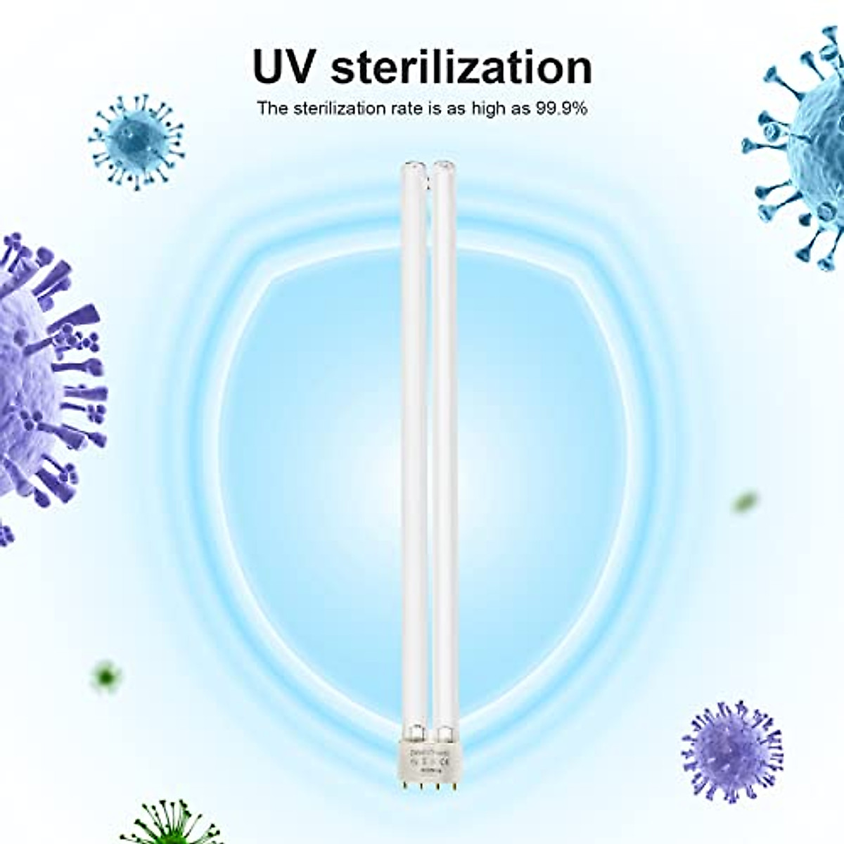 Two 36W 36 Watt UV Bulb Lamp 2G11 Base-4 Pin For JEBAO, New